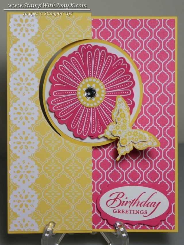 Circle Card Thinlits Birthday Flip Card – Stamp With Amy K
