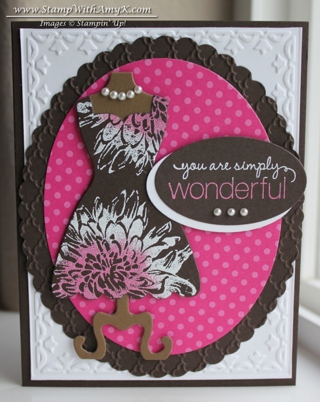 Dress Up Framelits and Blooming With Kindess Flowers – Stamp With Amy K