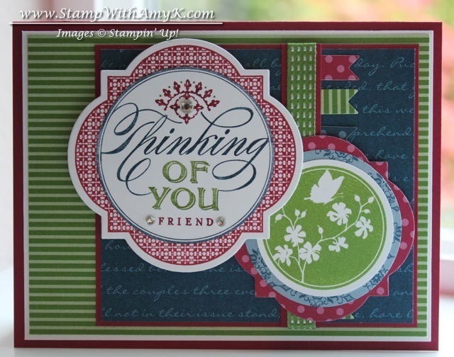 Just Thinking In Color Card – Stamp With Amy K