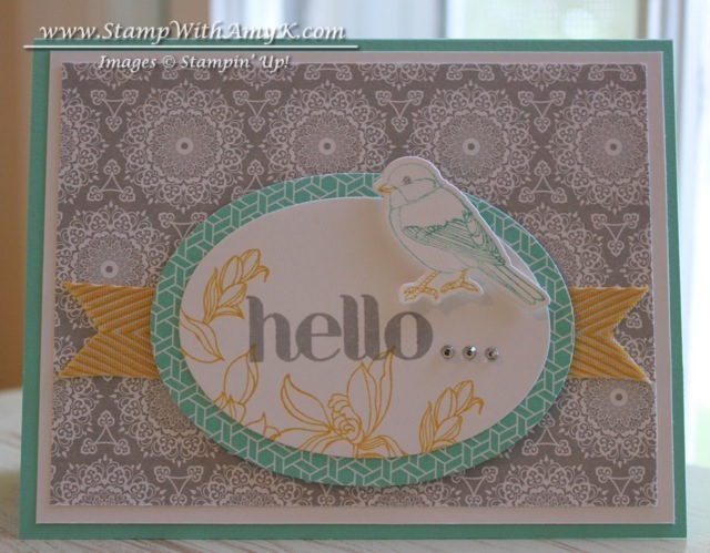 Backyard Basics Hello – Stamp With Amy K