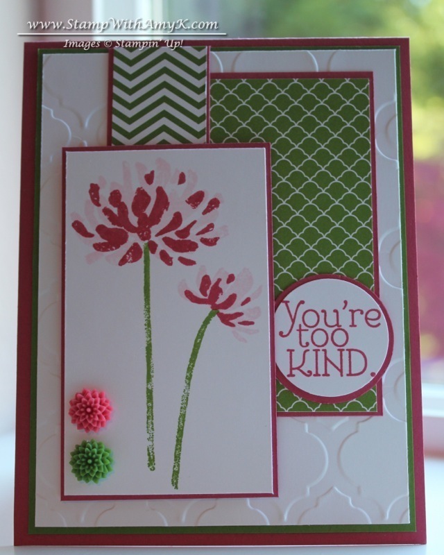 Too Kind in Primrose Petals and Gumball Green – Stamp With Amy K