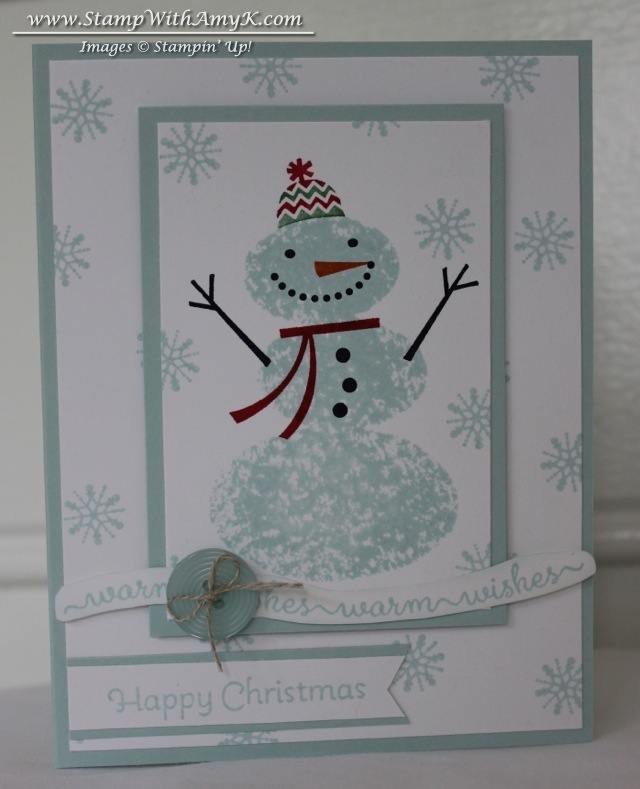 Snow Day Happy Snowman Card & New Envelope Punch Board Now Available ...