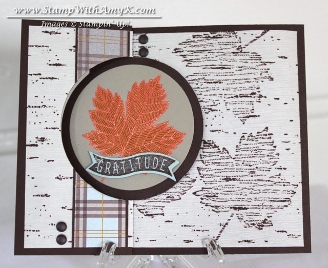 Circle Card Thinlits with Magnificent Maple Leaf – Stamp With Amy K