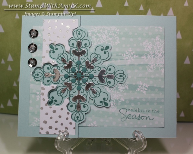 Snowflake Card Thinlits Dies With Letterpress Winter – Stampin’ Up ...