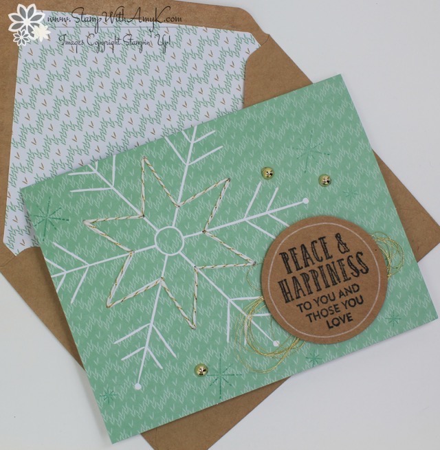 Stampin’ Up! Stitched With Cheer Project Kit – Stamp With Amy K