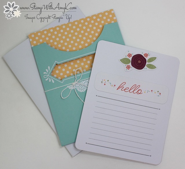 Stampin’ Up! Pretty Pocket Card Kit – Stamp With Amy K