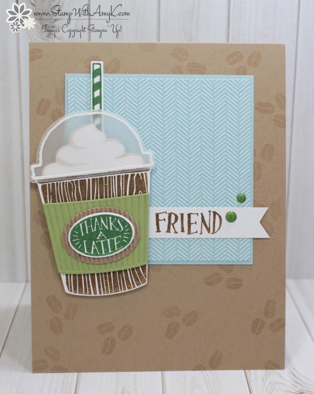 Stampin’ Up! Coffee Cafe Thanks A Latte – Stamp With Amy K