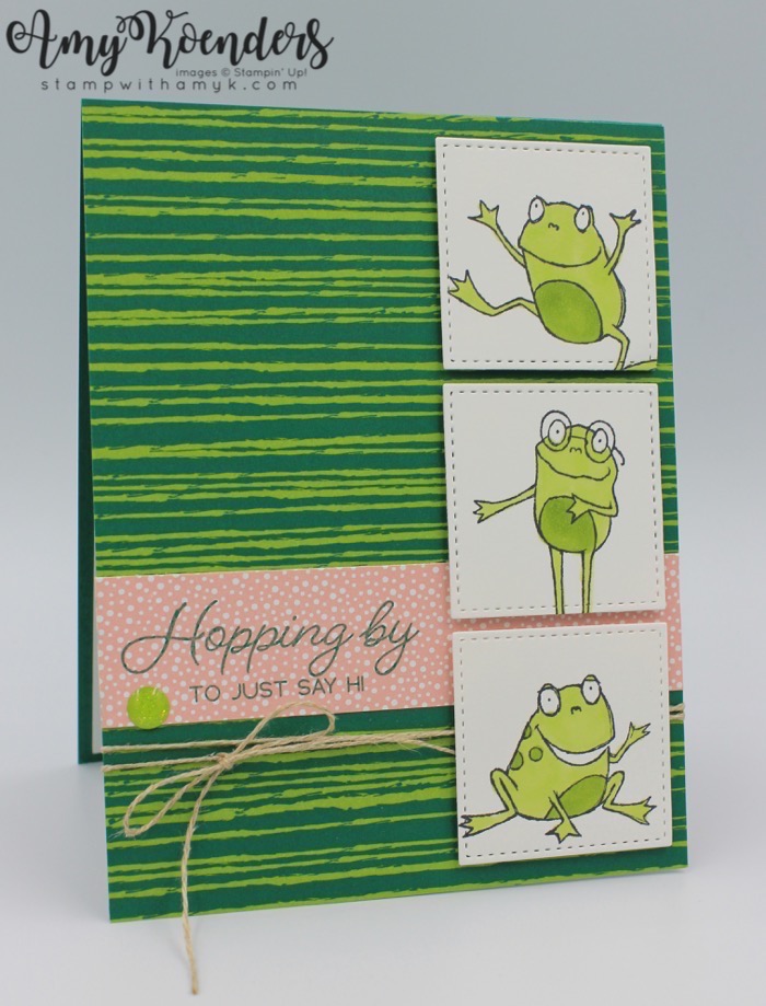 Stampin’ Up! So Hoppy Together with More Than Words Card – Stamp With Amy K