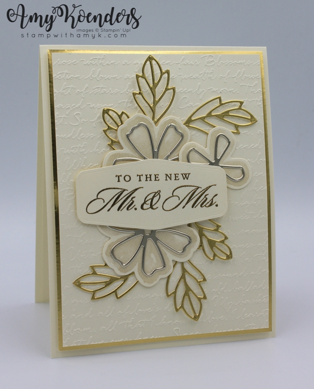 Stampin’ Up! Pretty Perennials Wedding Card With Video Tutorial – Stamp ...