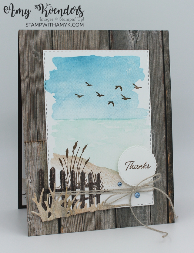 Stampin’ Up! Oceanfront Thank You Card With Video Tutorial – Stamp With ...