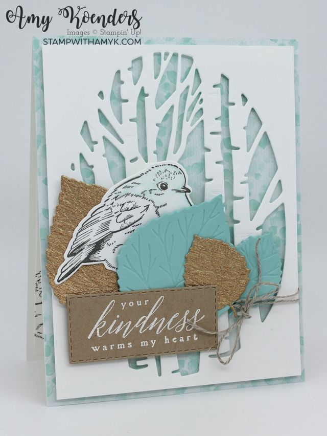 Stampin’ Up! Perched In A Tree Thank You Card With Video Tutorial ...