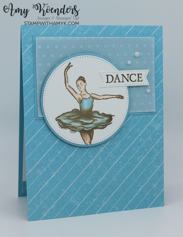 Stampin’ Up! Ballet Beauty Dance Card – Stamp With Amy K