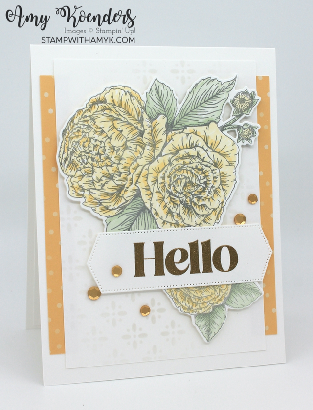 Stampin’ Up! Fragrant Flowers Hello Card With Video Tutorial – Stamp ...