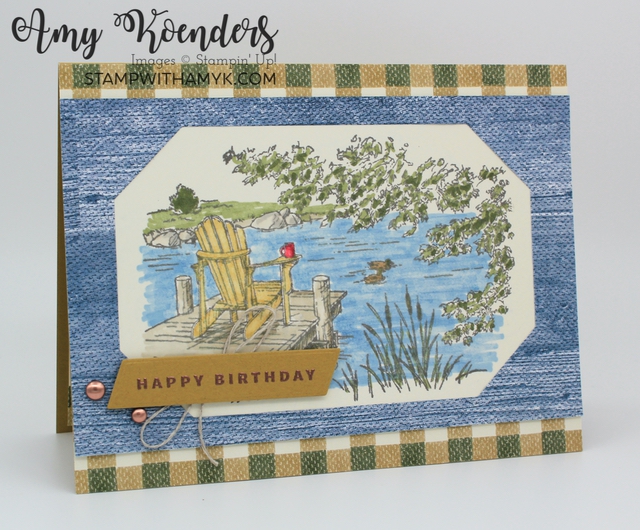 Stampin Up! Calm & Quiet Birthday Card With Video Tutorial – Stamp With ...