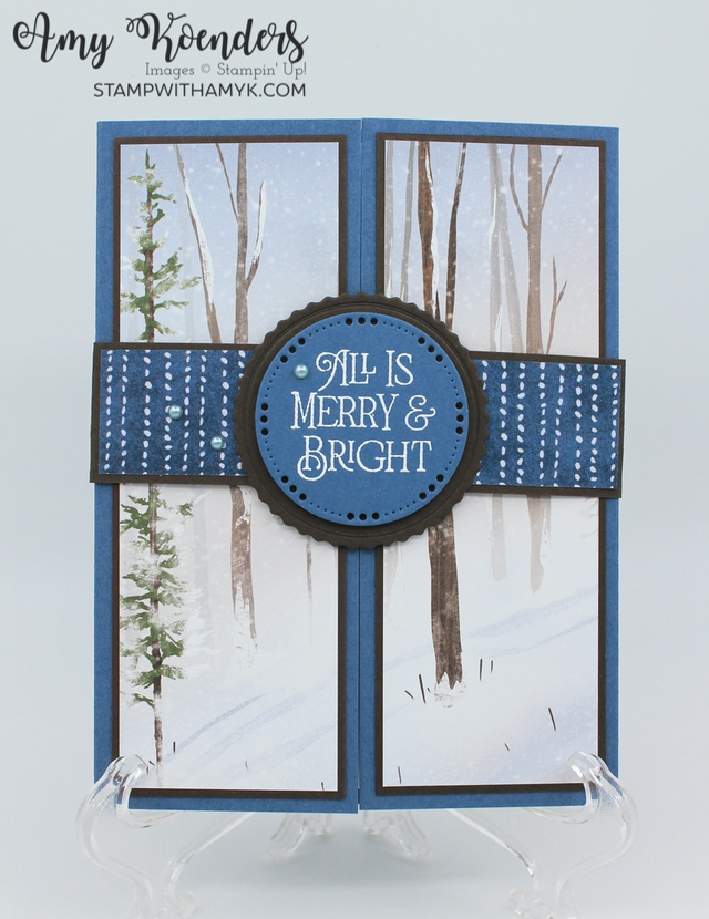 Stampin’ Up! Brightest Glow Gate Fold Christmas Card With Video ...
