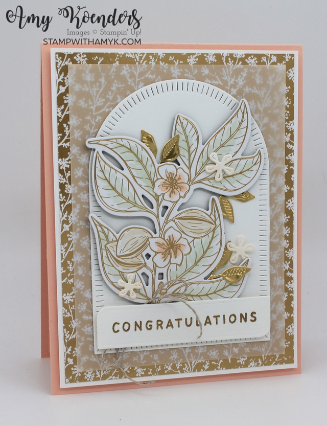 Stampin’ Up! Lovely & Sweet Congratulations Card With Video Tutorial ...