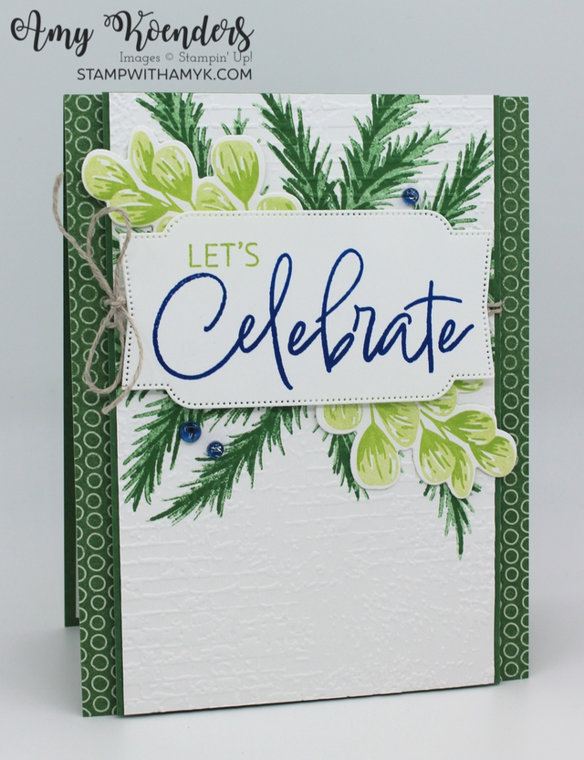 Stampin’ Up! Iconic Imagery Celebrate You Card With Video Tutorial ...
