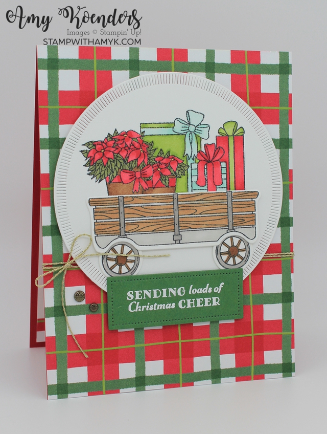 Stampin’ Up! Filled With Cheer Christmas Card With Video Tutorial ...