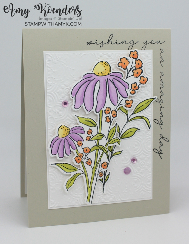 Stampin’ Up! Mixed Florals Amazing Day Card – Stamp With Amy K