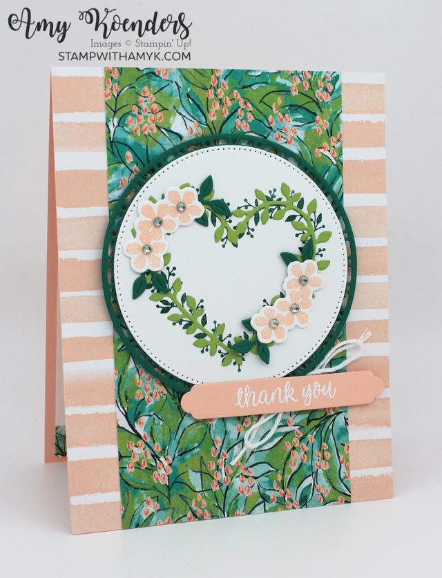 Stampin’ Up! Heart Shaped Thank You Card With Video Tutorial – Stamp ...