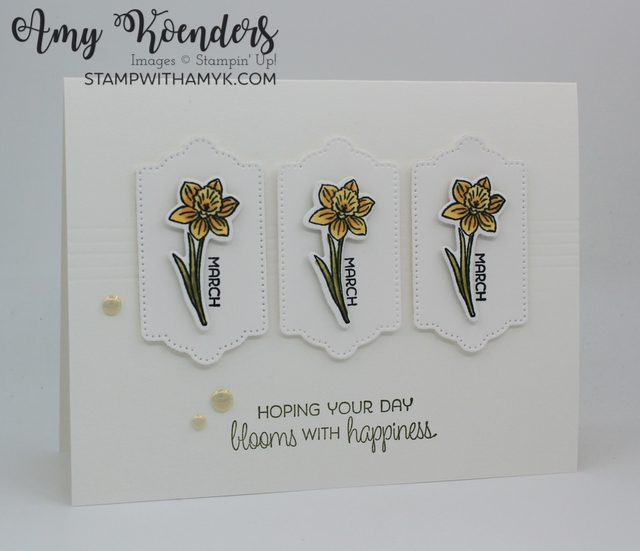 Stampin’ Up! Year Of Flowers CAS Birthday Card – Stamp With Amy K