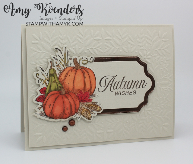 Stampin’ Up! Amber Autumn Fall Card for the Inkin’ Krew Blog Hop ...