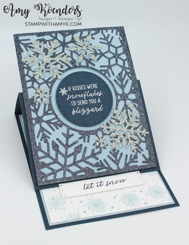 Stampin’ Up! Snowflake Kisses Winter Easel Card With Video Tutorial ...