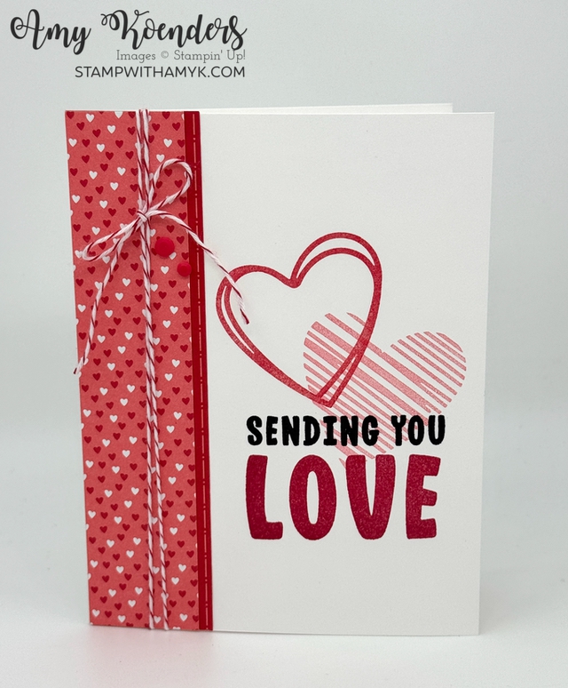 Stampin’ Up! Endless Love Sending Love Card for the Inkin’ Krew Blog ...