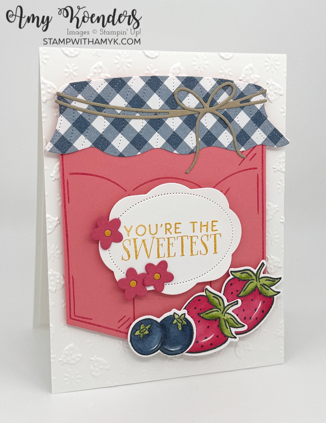 Stampin’ Up! Filled With Sweetness Thank You Card With Video Tutorial ...