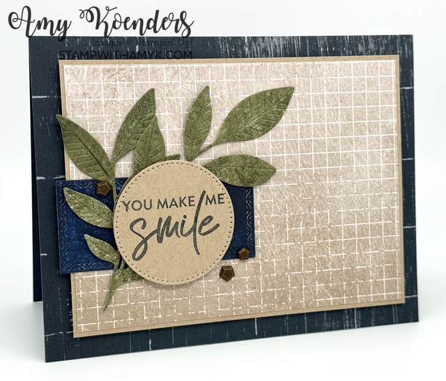Stampin’ Up! Nature’s Symphony You Make Me Smile Card – Stamp With Amy K