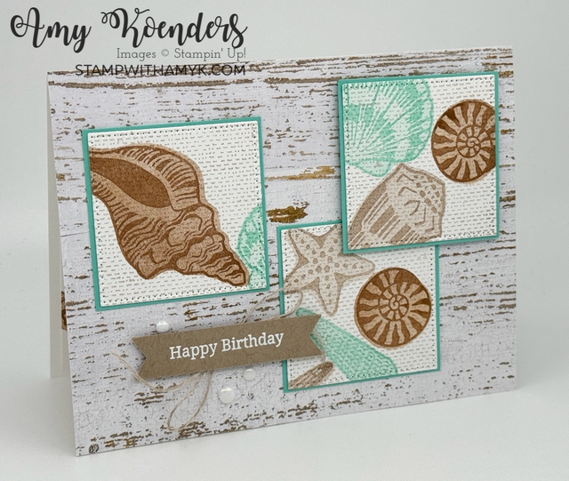 Stampin’ Up! Shell Collecting Birthday Card With Video Tutorial – Stamp ...
