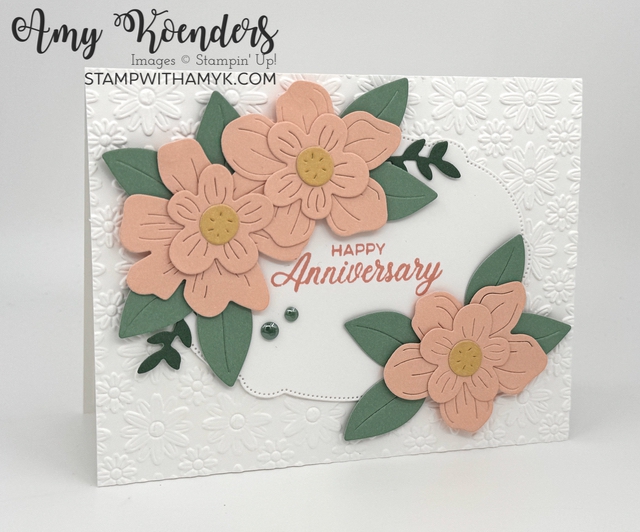 Stampin’ Up! Phrases & Frames Anniversary Card – Stamp With Amy K