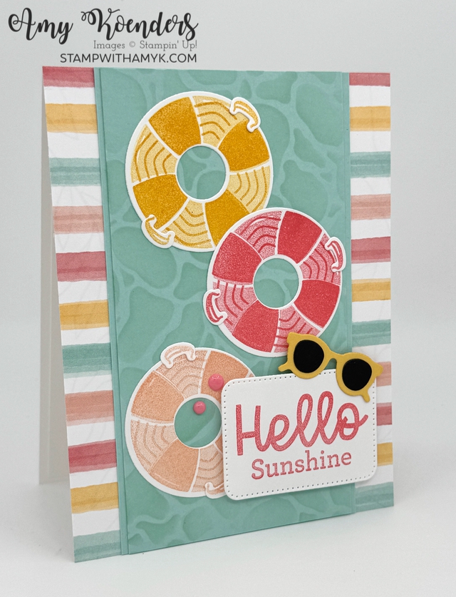 Stampin’ Up! Splash & Relax Hello Sunshine Card for the Inkin’ Krew ...